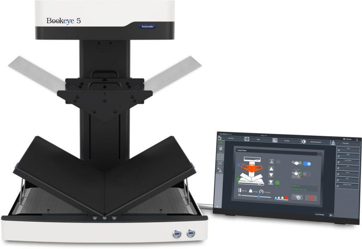 Buchscanner von Image Access mit Glasplatten-Anpresstechnik - ECMGUIDE
